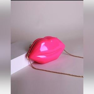 Bags | Minimalist Lip Design Novelty Bag | Poshmark